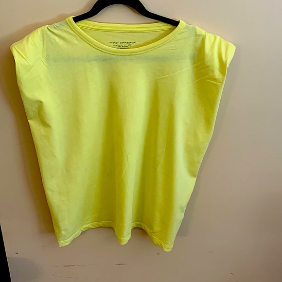French Connection | Tops | Frankie Inspired Padded Shoulder Tee | Poshmark